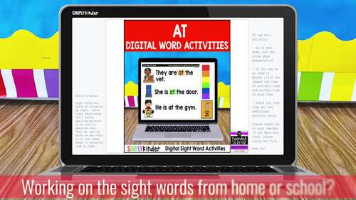 Digital Sight Word Activities : Google & Seesaw (ENDLESS ...