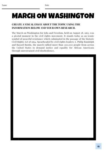 5th Grade | Black History Month | 25 Visual Essays | ChatGPT Solutions