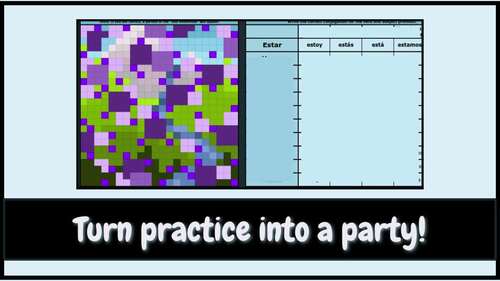 Spanish Irregular Verbs Mystery Picture Digital Resource | Self-Grading ...