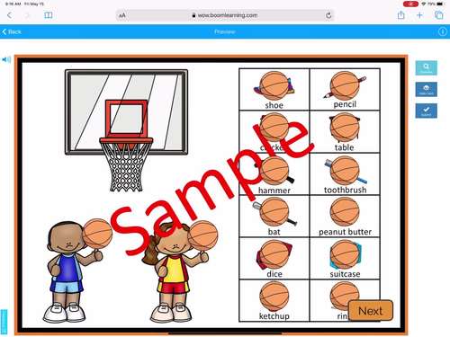 Language BOOM Card Deck: Shooting Hoops Associations by the FUNctional ...