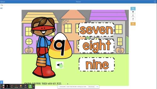 Halloween Number Sight Words 0-10 by Teach with K8 | TPT