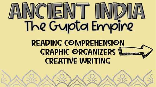 Ancient India Reading Passages Middle School Social Studies High School