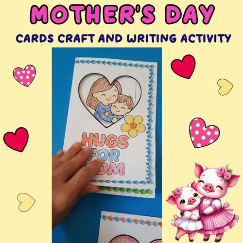 Mother's Day Cards Craft and Writing Template Activity | Mother's Day ...