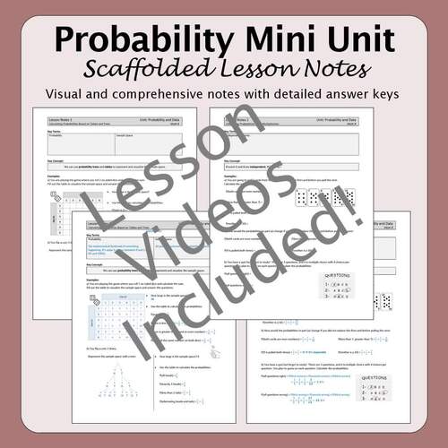 Probability of Independent Events Mini Unit | Fun, Engaging ...