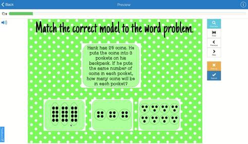 3rd Grade Division in Context Match Game | BOOM Cards | 3.OA.A2 | TPT