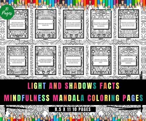 Light And Shadows Facts, Word Wall Door Decorations Saying Printable ...