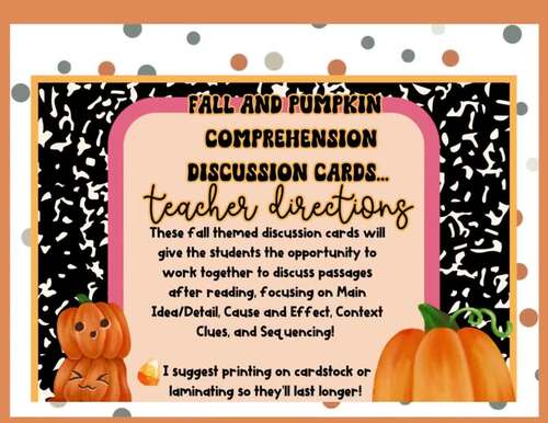 Fall Task Cards Bundle - Reading Comprehension and Skills for 1st, 2nd ...