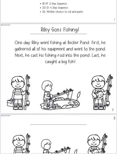 LOW PREP PRINT & GO: 3 & 4 Step Sequencing (Spring & Summer Themes)