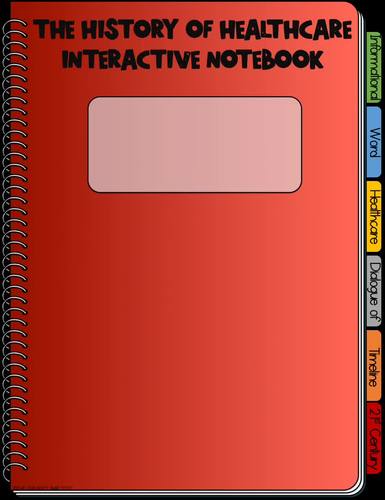 Digital History of Healthcare Interactive Notebook by The Educators' Aide