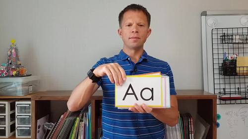 Alphabet and Phonics Flashcards - A to Z - letter size | TPT