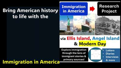 Immigration WebQuest: Problem Based Learning Project | U.S. History ...
