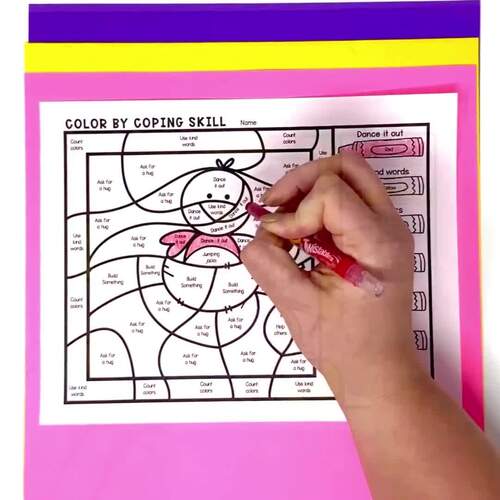 Easter Color by Code Spring SEL Bumblebee Naming Feelings and Emotions ...