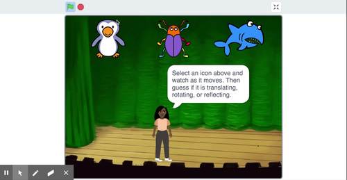 Rigid Transformations Project using Scratch Coding - EDITABLE | TPT