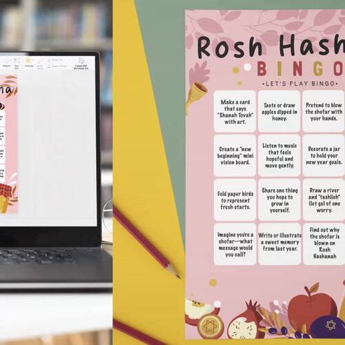 Rosh Hashanah Bingo | Jewish New Year Game | Fall Cultural Activity ...