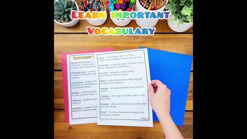 Veterans Day, Anzac Day, Remembrance Day | Crafts & Writing Activities