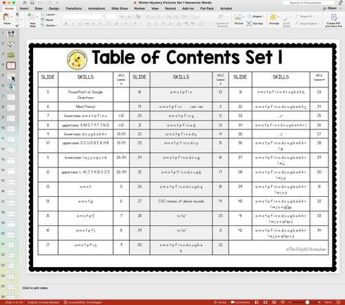 Winter Digital Phonics Mystery Picture Set 1 - Nonsense Words - UFLI ...