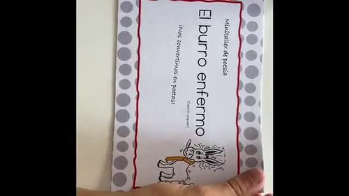 Taller de poesía - El burro enfermo (NO PREP) - Poetry workshop in Spanish