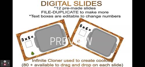 Christmas Math Activity- Cookie Arrays for Multiplication/Division PDF ...