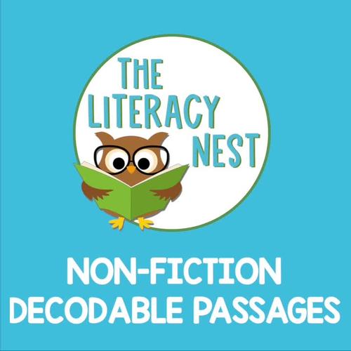 Nonfiction Decodable Passages, Readers for Structured Literacy Set 2