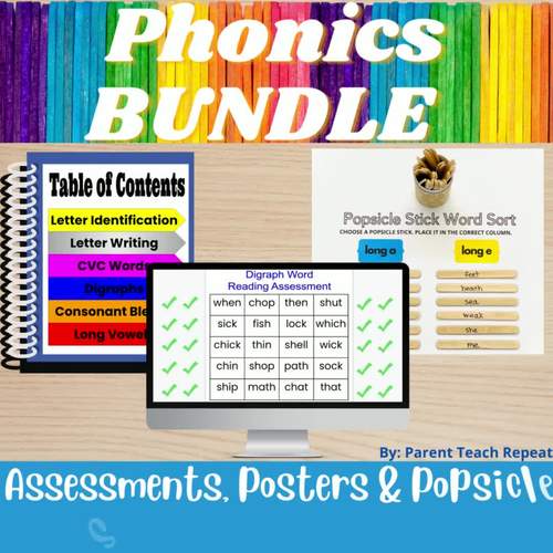 Phonics Reading Intervention Bundle | Hands On Digital Activities Back ...