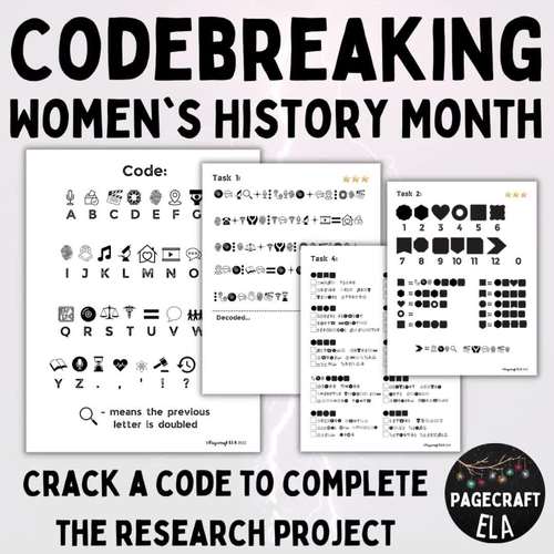 Women's History Month | Creative Codebreaker | Cryptogram Research Project