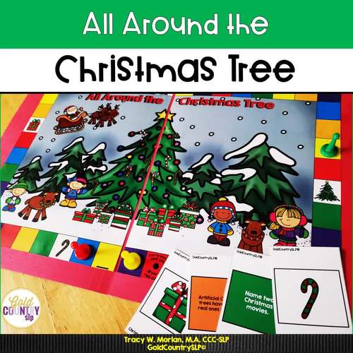 All Around the Christmas Tree Language Game Set | TPT