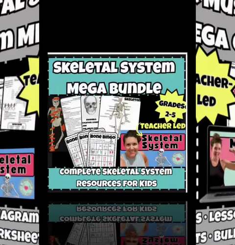 Skeletal & Muscular System Mega Bundle | Presentations, Posters ...