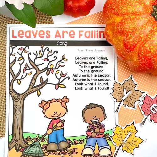 Fall Leaves Letters & Fall Initial Sounds Activity by Turner Tots