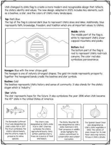 Utah Research and Facts by Connecting with Social Studies | TPT