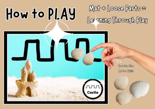 SPRING Loose Parts Mats | Fine Motor Skills | Line Tracing | Nature ...