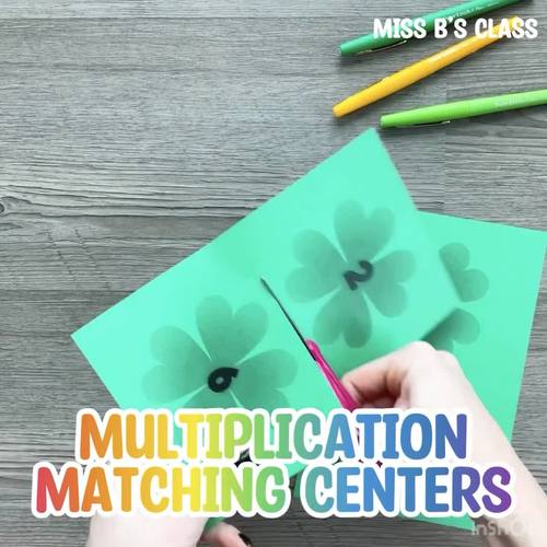 Saint Patrick's Day Multiplication Math Bundle by Miss B's Class