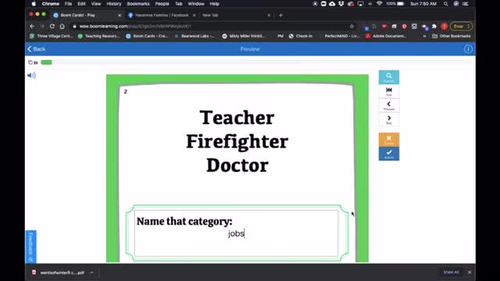 Boom Cards™ Name That Category by Boxarain | TPT
