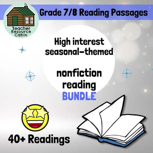 BUNDLE: High Interest Nonfiction Reading Passages (Grade 7/8) | TPT