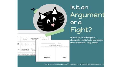 AP Lang and Comp: Is it an Argument or a Fight? Small Group Discussion ...
