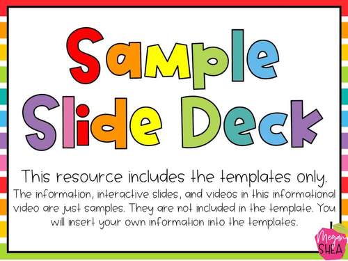 Rainbow Theme Editable Daily Work Google Slides™️ Template for Google ...