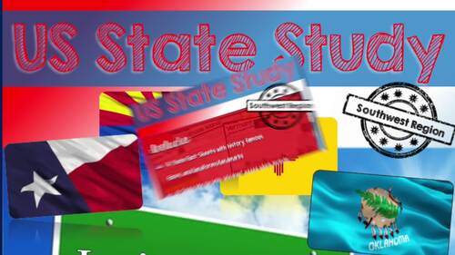Southwest Region State Study Bundle by Learning Pioneers | TPT