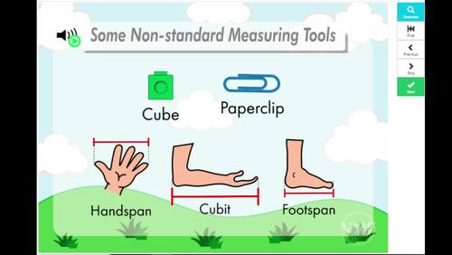Non-Standard Measurement Park Theme BOOM CARDS cubes and more 1.MD.2