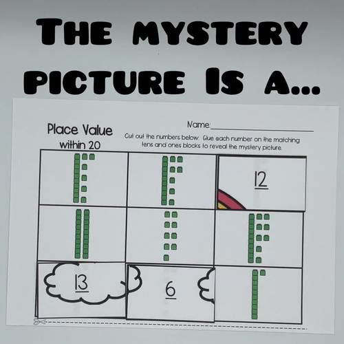 St. Patrick's Day Place Value Mystery Pictures: Tens and Ones: within ...