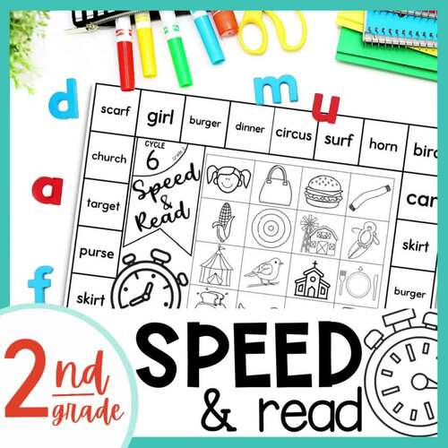 2nd Grade Phonics Decoding Speed & Read Games | EL Skills Block Reading ...