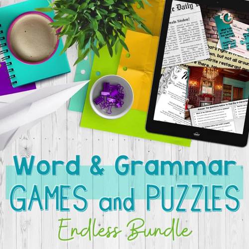 Games & Puzzles Mega Bundle - Early Finisher, Brain Break, Fun Friday ...