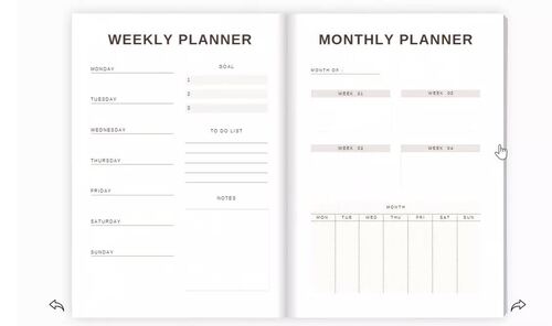 Ultimate Life Planner Printable | Goals Habits Budget Wellness Journal