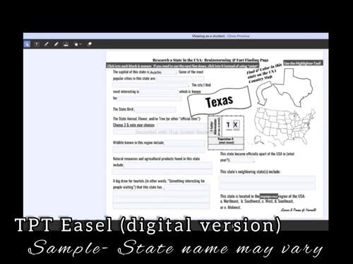 ALABAMA State Research Report: Brainstorm & Fact Pages | SOCIAL STUDIES