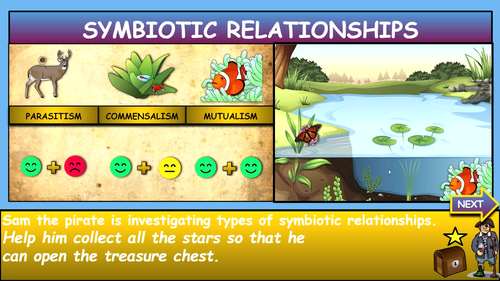 Symbiosis: Symbiotic Relationship Powerpoint + Google Slides: MS-LS2-1
