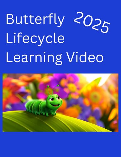 Butterfly Lifecycle Learning Video by Teacher-tini | TPT