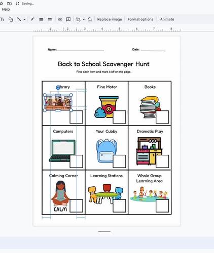 Editable Back to School Scavenger Hunt (PowerPoint Format) | TPT