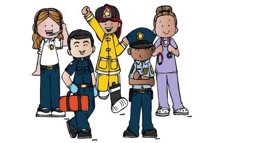 First Responder clip art, Career, Medical, Occupation Mini | TPT