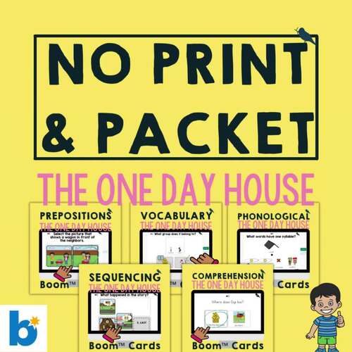 BUNDLE The One Day House Speech Book Companion for Hispanic Heritage Month