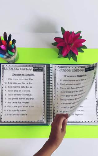 Dictados Cortos Semanales | Spanish Weekly Dictations | Spanish Spelling