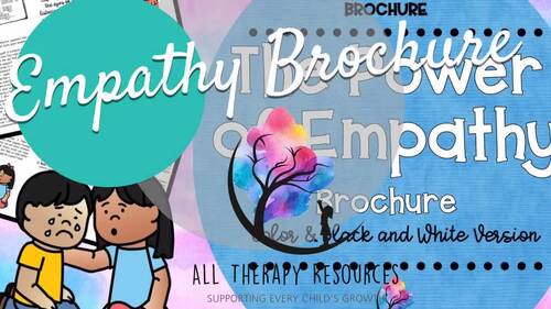 EMPATHY Counseling Brochure for Kids - SEL School Counselor Resource