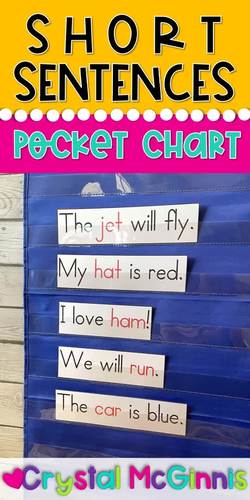 Dollar Deal | Short Sentences Pocket Chart Activity | Kindergarten Reading